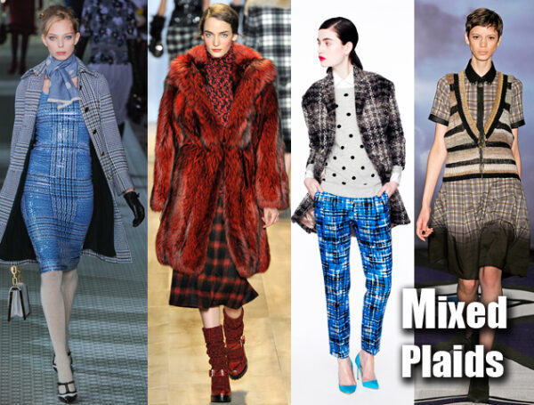 Fall 2012 New York Fashion Week Trends: Mixed Plaids - Sydne Style