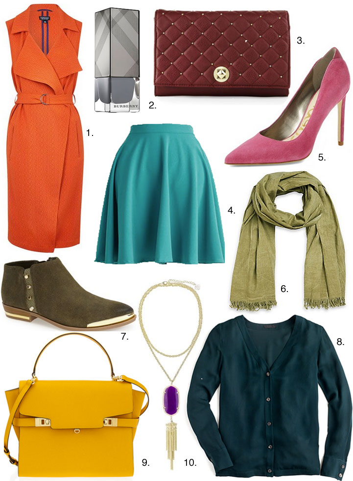 Shop: Fall’s Top 10 Color Trends - Sydne Style