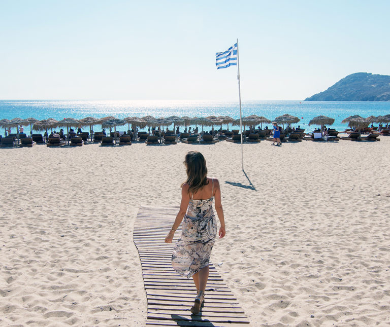What to Wear to Lunch in Mykonos - Sydne Style