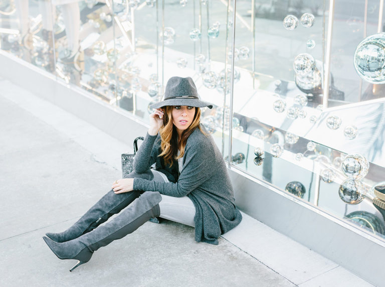 How To Layer in Grey for a Gray Winter Day - Sydne Style