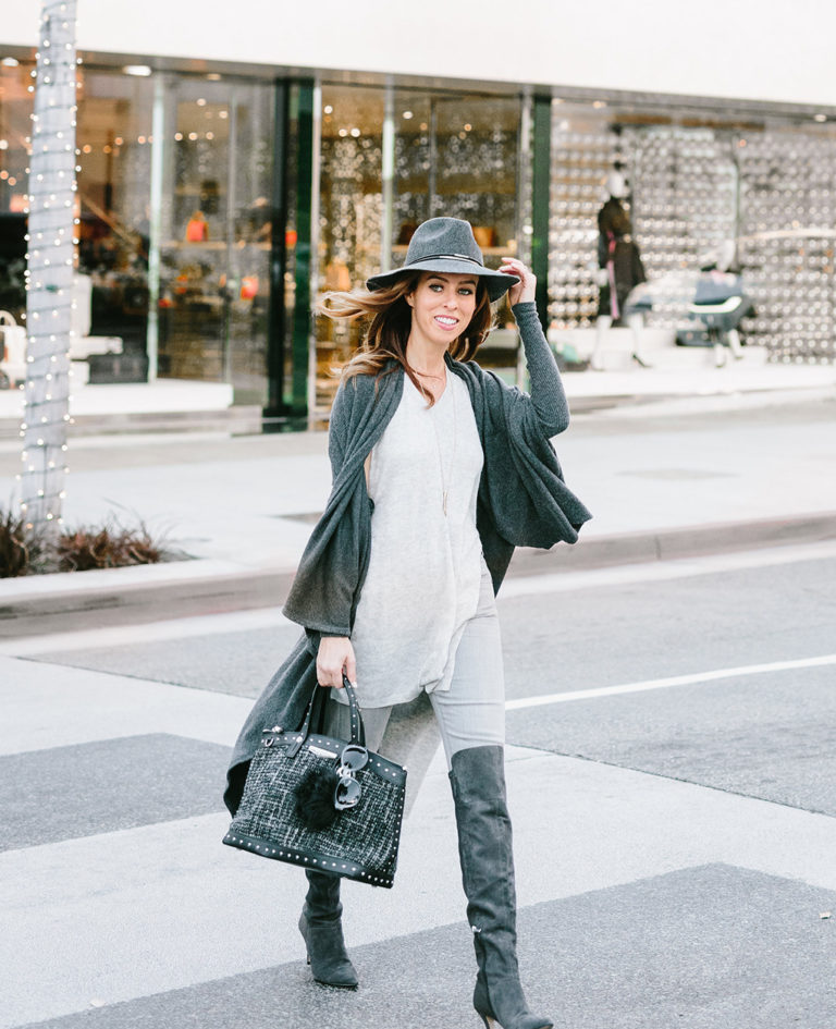 How To Layer in Grey for a Gray Winter Day - Sydne Style