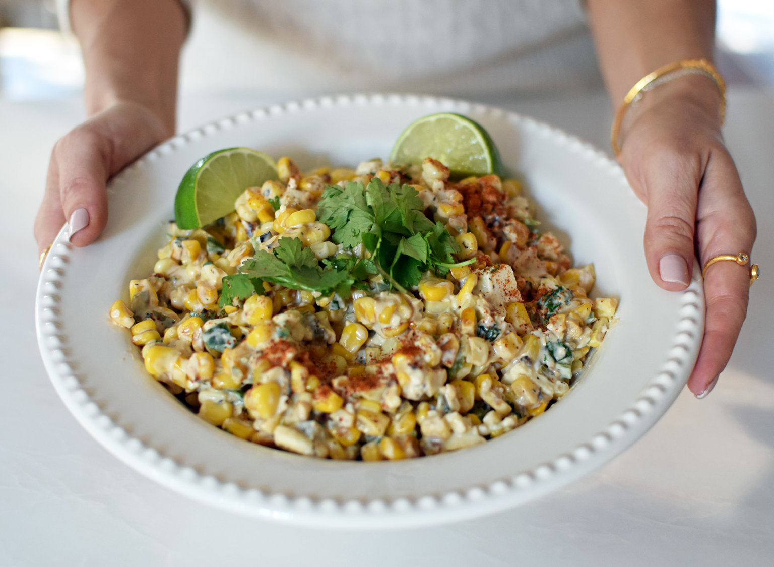 Mexican Street Corn Side Dish With Healthier Alternative - Sydne Style