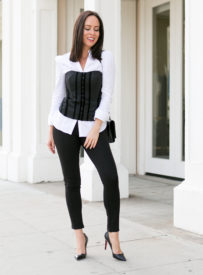 How to Wear a Bustier from Day to Night - Sydne Style