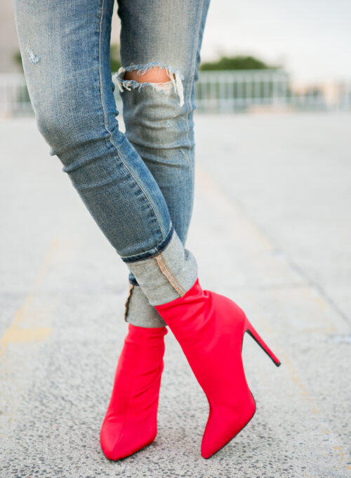 Make Holiday Season Red Hot With This Boot Trend! - Sydne Style