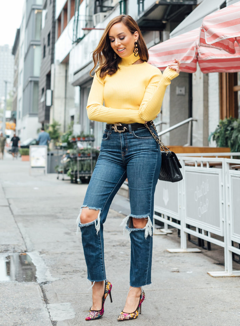 Cutout Sweaters for Fall: An Edgy Way to Show Skin - Sydne Style