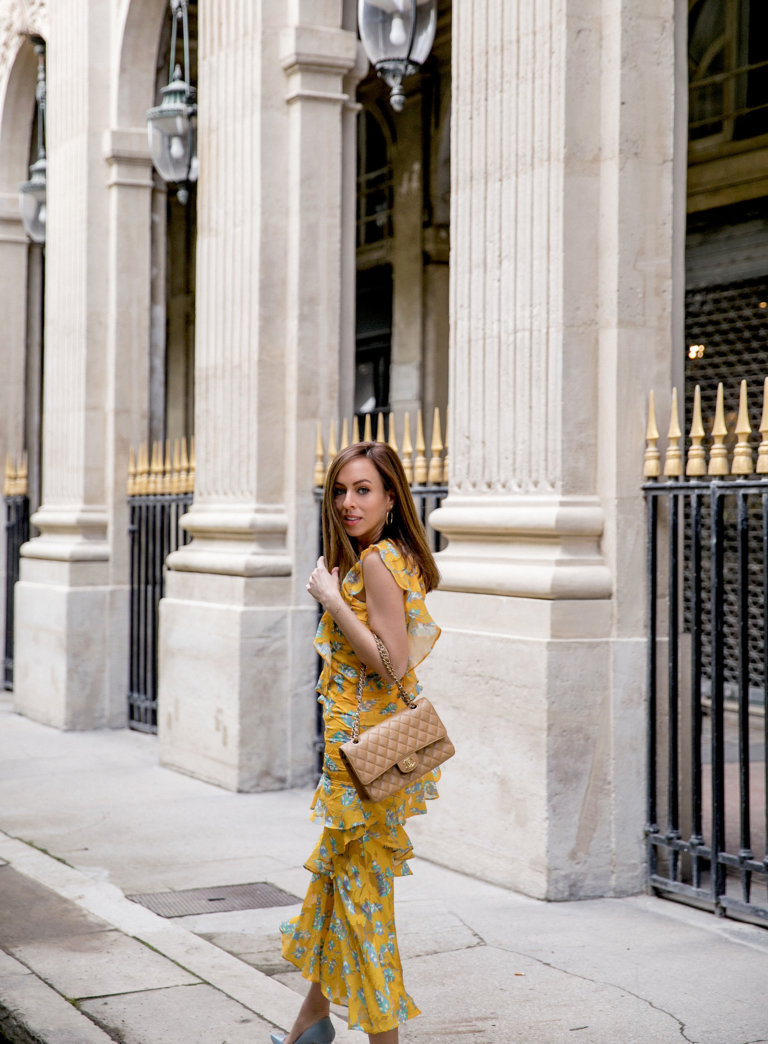 2 Ways to Wear a Yellow Floral Dress from Dressy to Casual - Sydne Style
