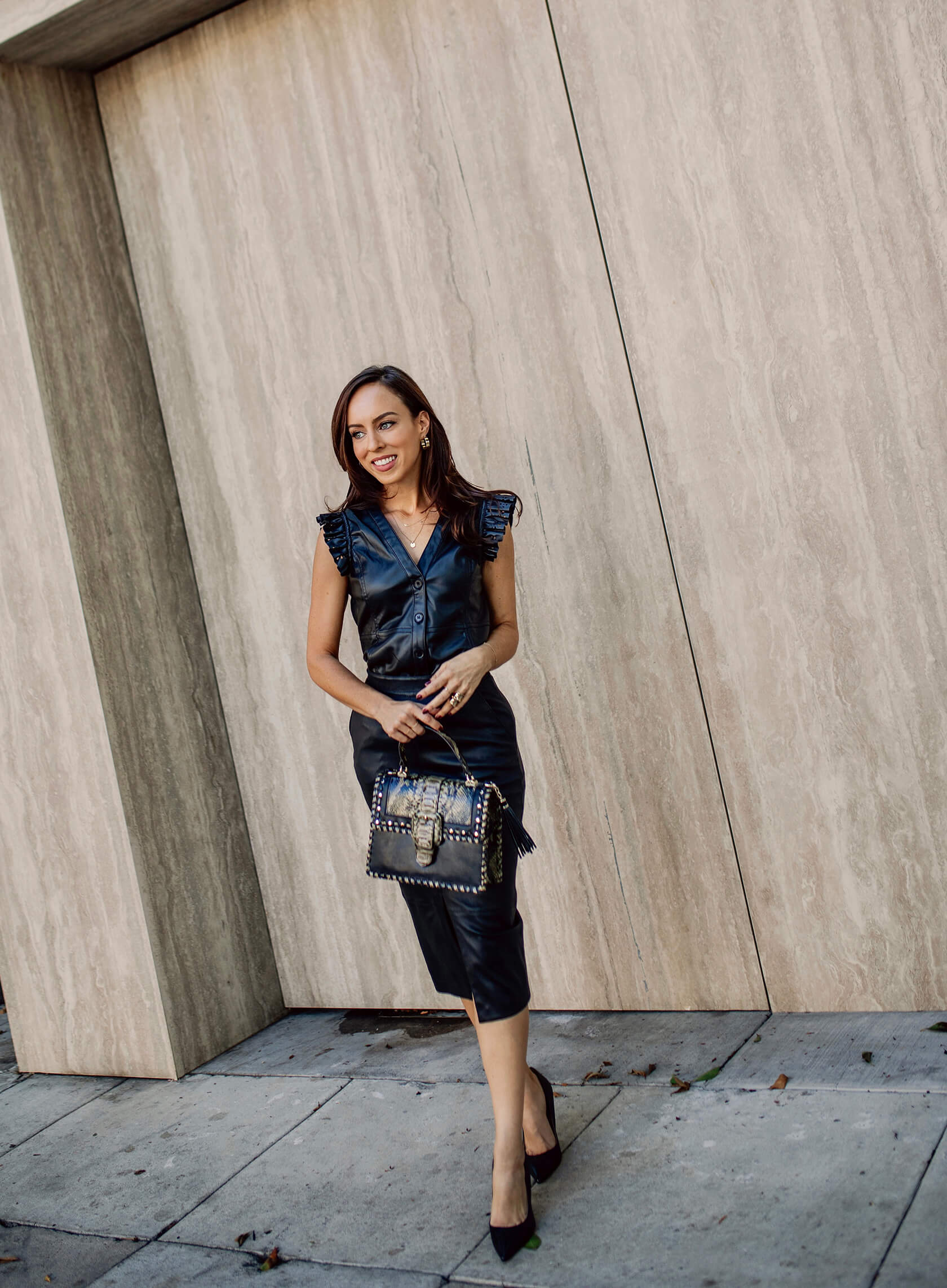 Leather Tops for a Sleek Statement - Sydne Style