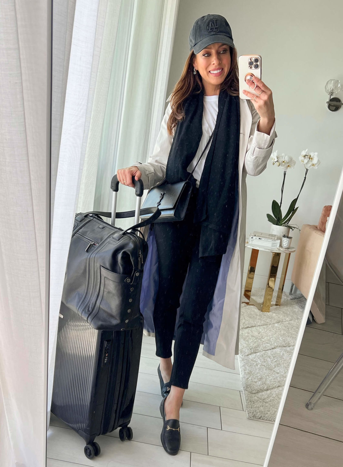 What to Wear on a Plane: My Travel Uniform - Sydne Style