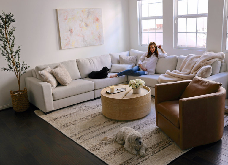 Sit Down in My California Casual Neutral Living Room - Sydne Style